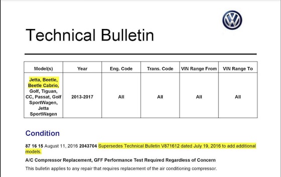 TSB Watch: Top 10 Fixes For Popular VW Models